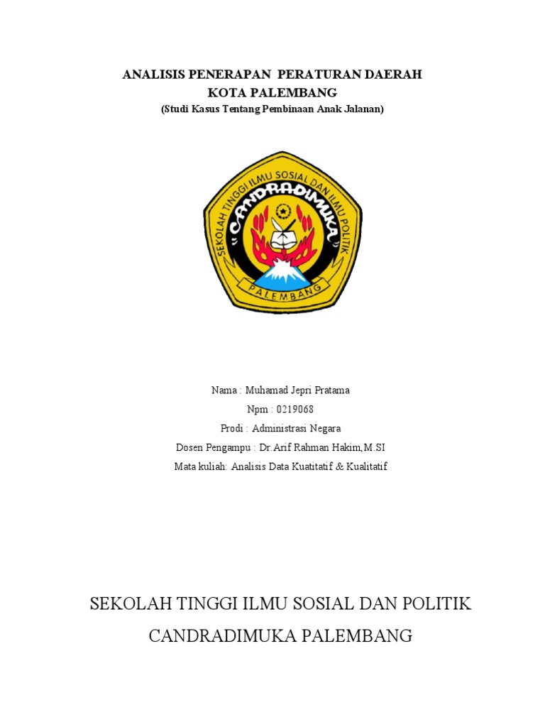 Laporan Penelitian Kualitatif M.jepri Pratama | PDF | Kesehatan Holistik