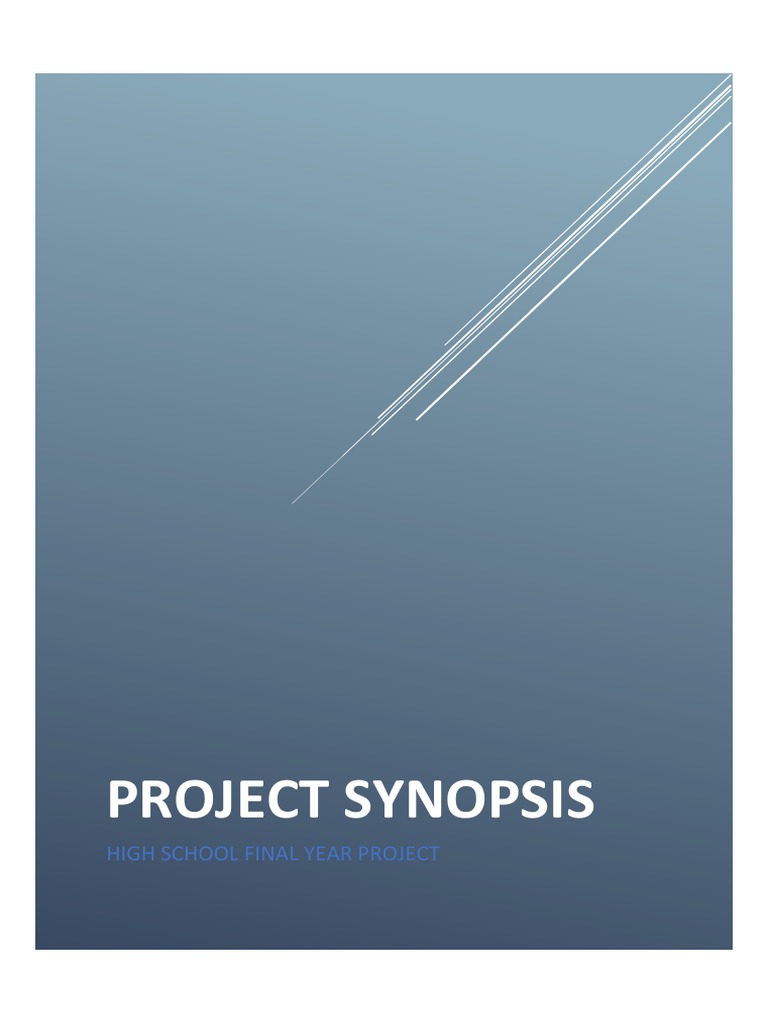 Project Synopsis | PDF | Web Application | Information Technology