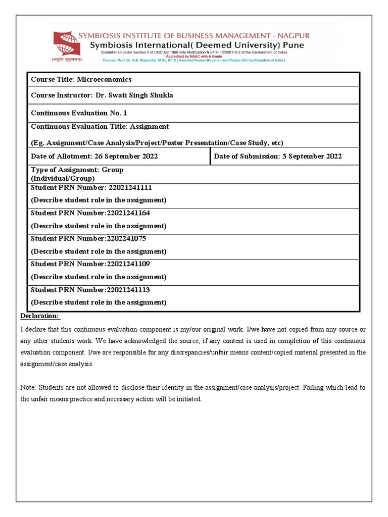 Microeco Assignment | PDF | Tire | Brand