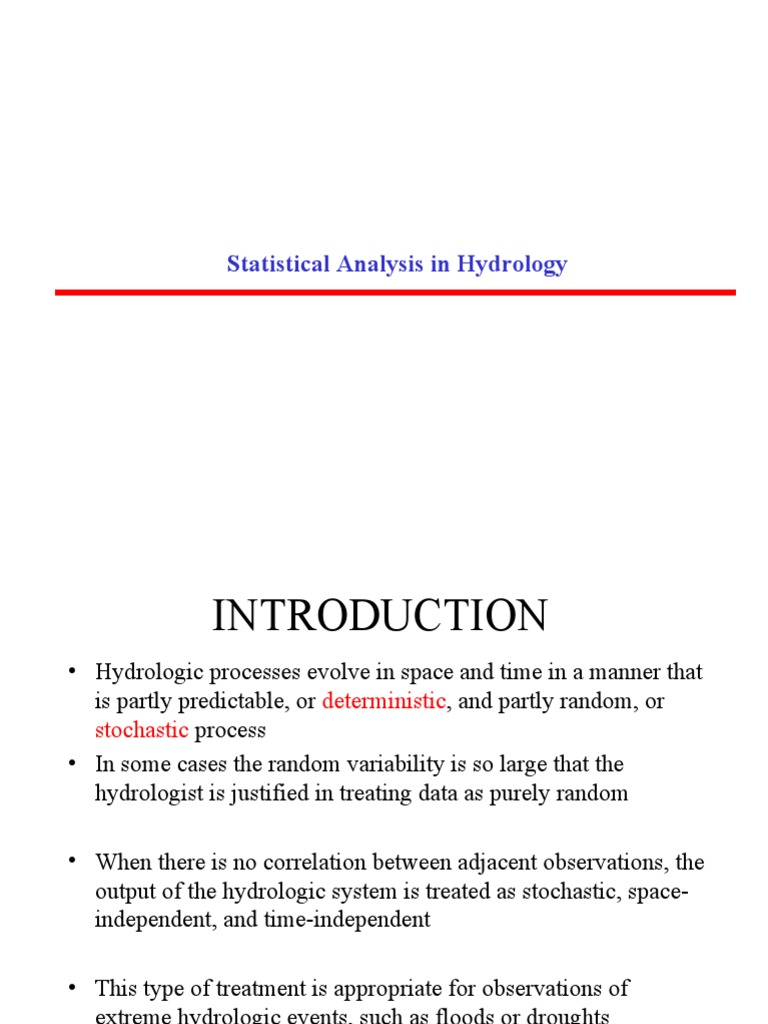 Lecture 11 Frequency Analysis | PDF | Probability Distribution | Standard Deviation