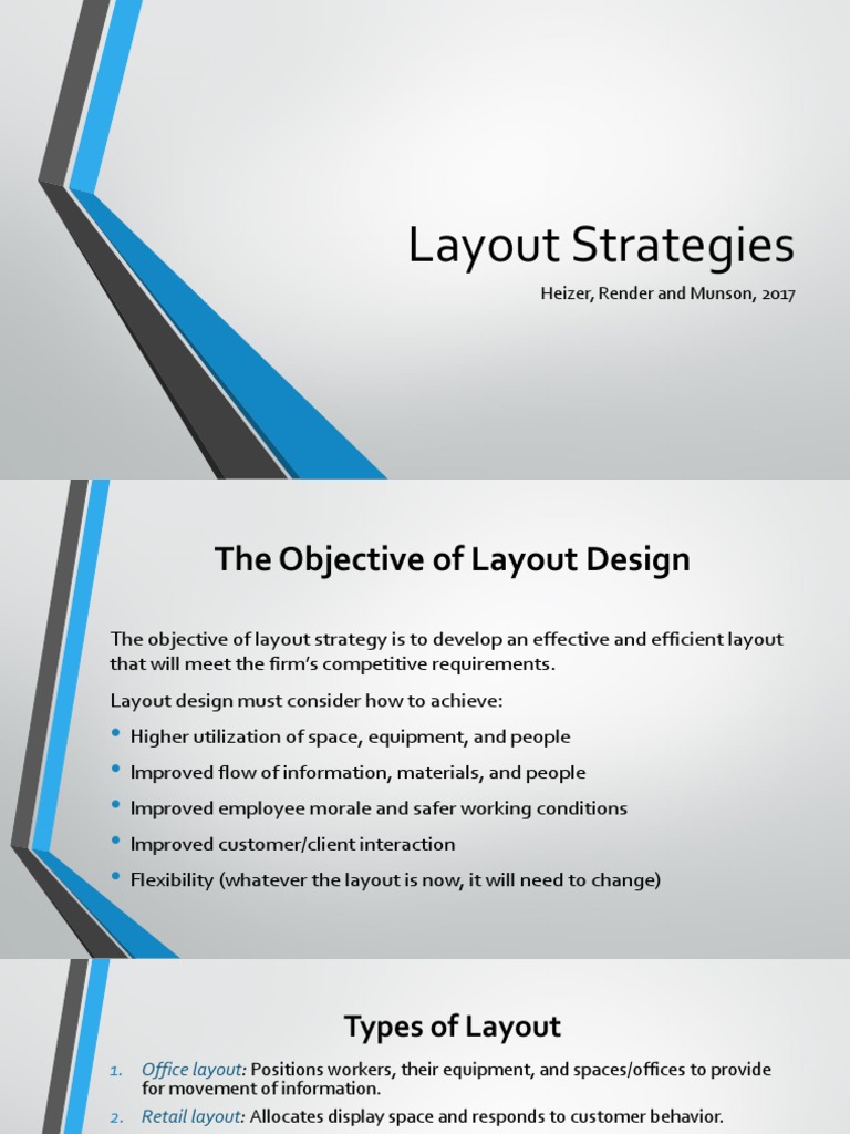 Topic 2 Layout Design V 2018 | PDF | Warehouse | Emergency Department