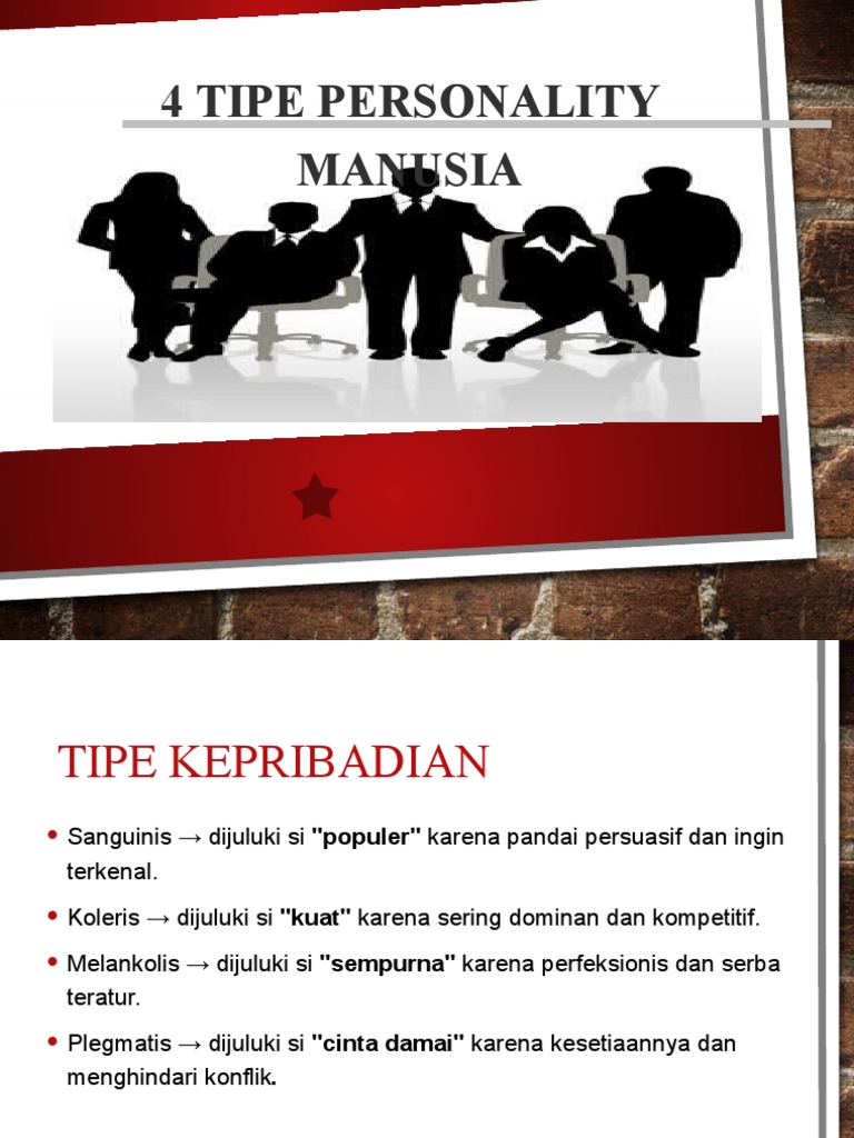 Pert10!11!4 Tipe Personality Manusia | PDF