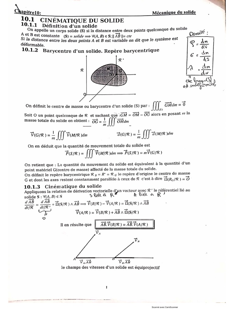 Mécanique Du Solide | PDF