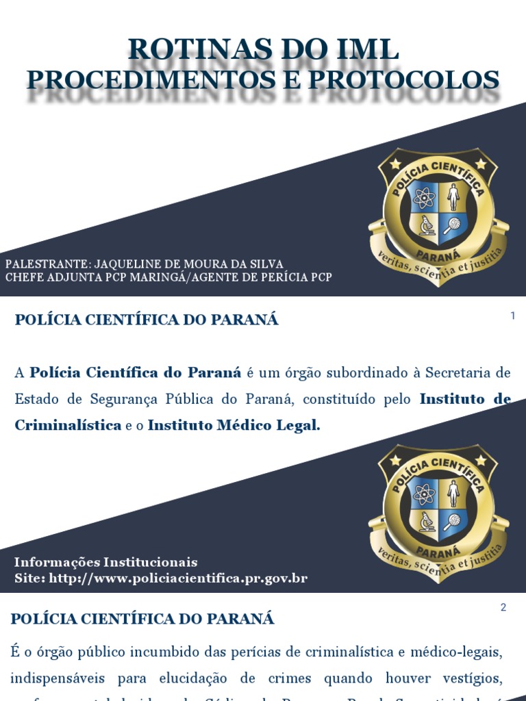 Procedimentos do IML em Necropsias | PDF | Autópsia | Morte