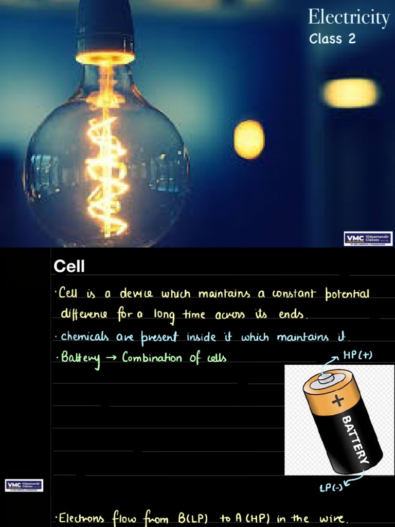 Electricity Class-2 Notes | PDF | Electrical Resistivity And ...