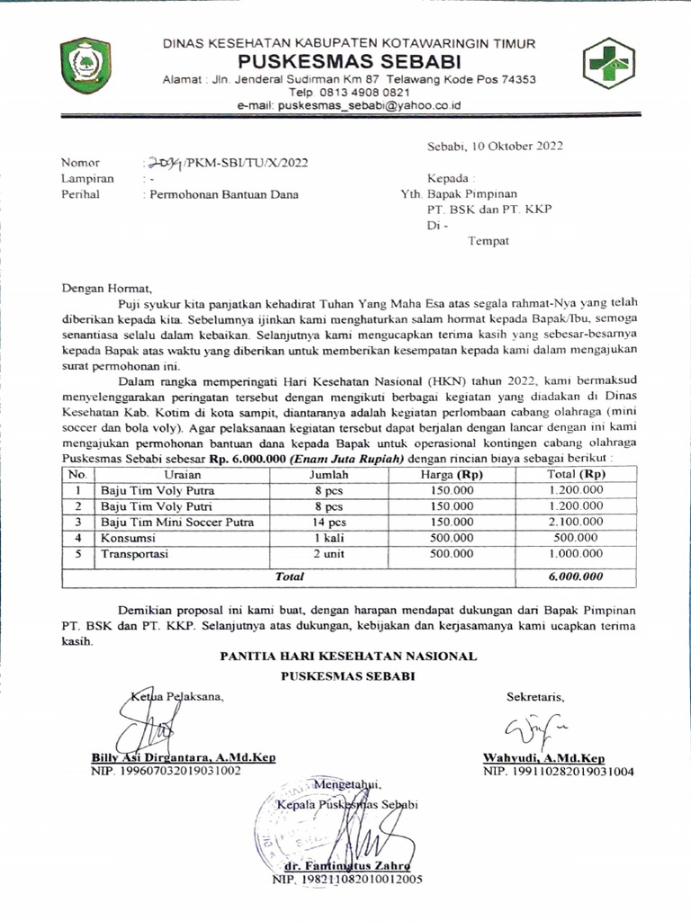 Proposal HKN PKM Sebabi | PDF