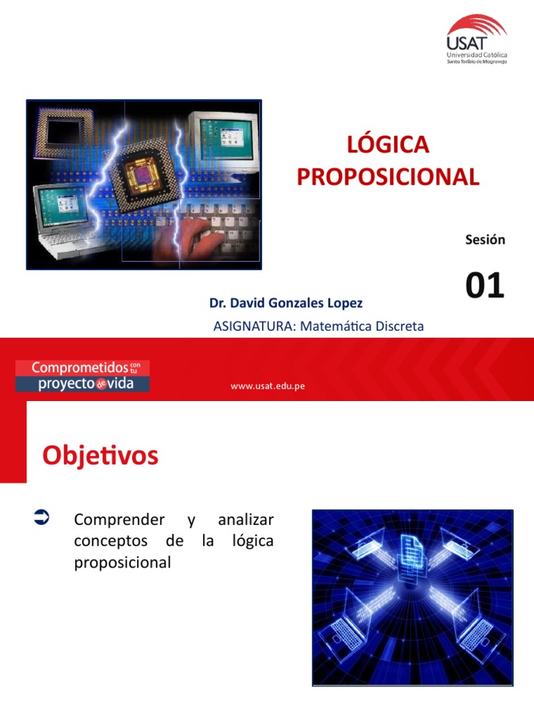 Sesión 01-Ppt - Lógica Proposicional | PDF | Proposición | Lógica