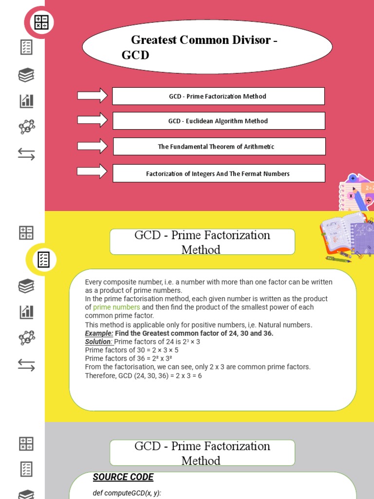MSF Pptpresentation | PDF | Factorization | Prime Number