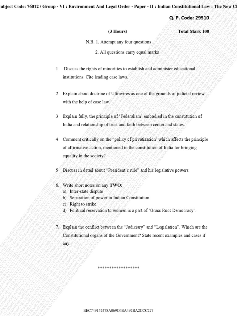 Indian Constitutional Law The New Challenges | PDF | Sources Of Law ...