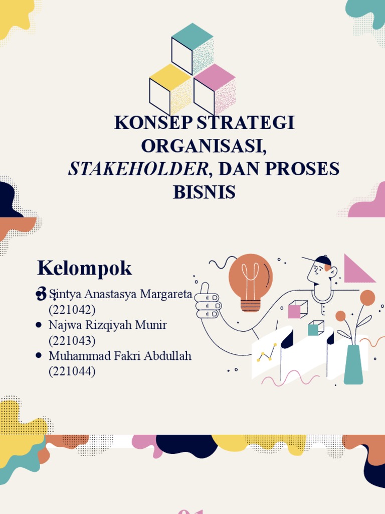 (Revisi) PPT Konsep Strategi Organisasi, Stakeholder, Dan Proses Bisnis | PDF