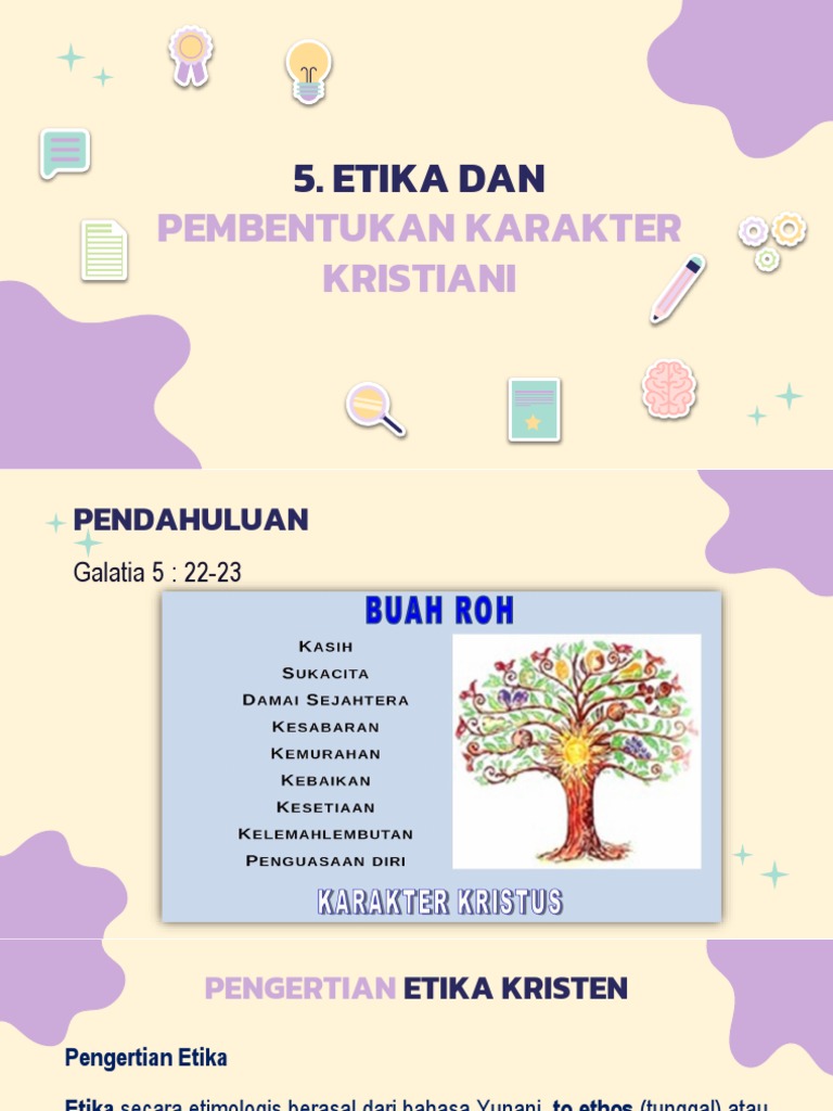 Etika Dan Pembentukan Karakter Kristiani-Fak Teknik Undip | PDF