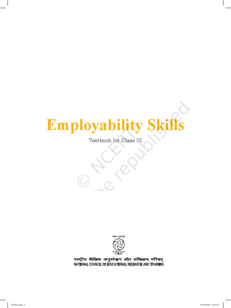 Employability Skills IX (AI) | PDF | Vocational Education | Speech