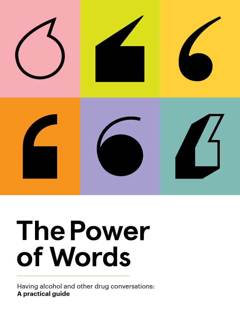 The Power of Words-Practical Guide | PDF | Substance Abuse | Substance ...