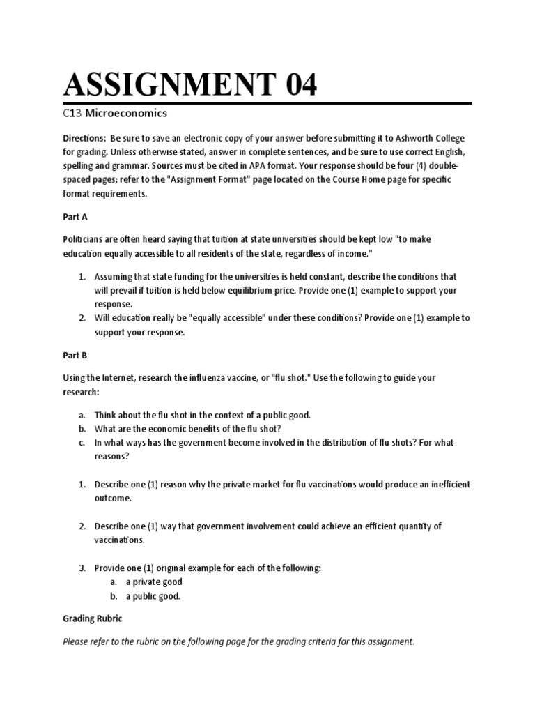 C13 Assignment 4 | PDF | Influenza Vaccine | Influenza