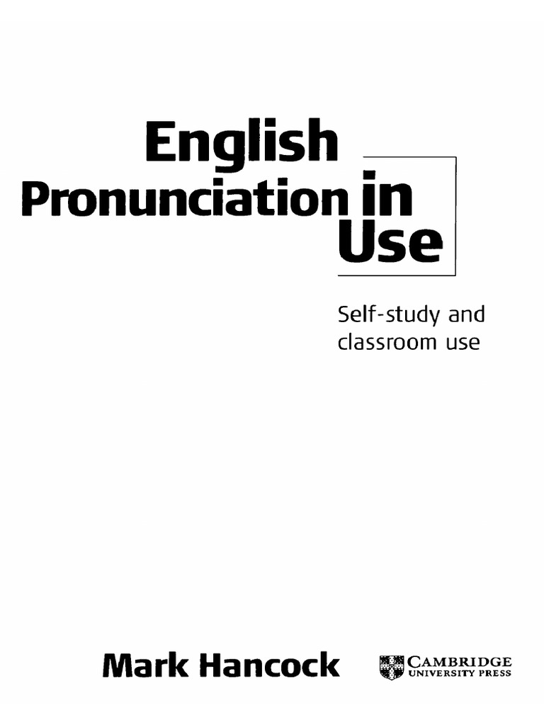 Hancock Mark - English Pronunciation in Use - 2003 | PDF