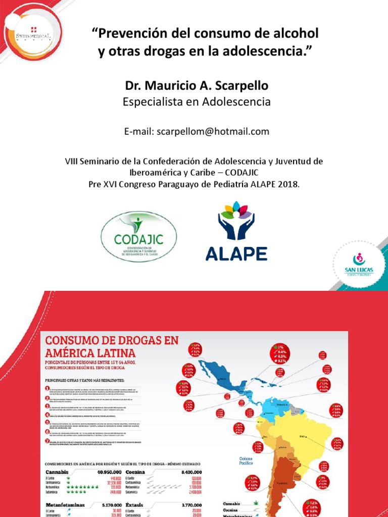 Prevención Del Consumo de Alcohol y Drogas en La Adolescencia - DR - .Mauricio Scarpello | PDF ...