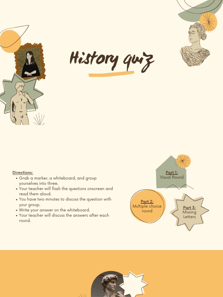 History Quiz | PDF | Renaissance