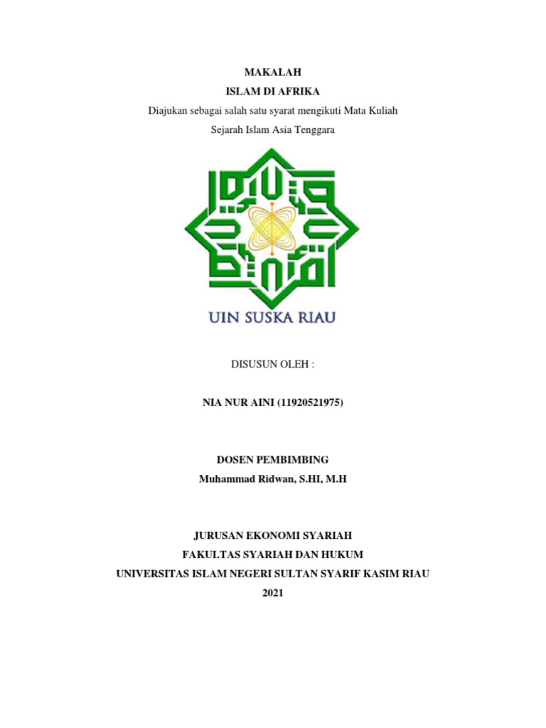 Sejarah Islam di Afrika | PDF | Agama & Spiritualitas