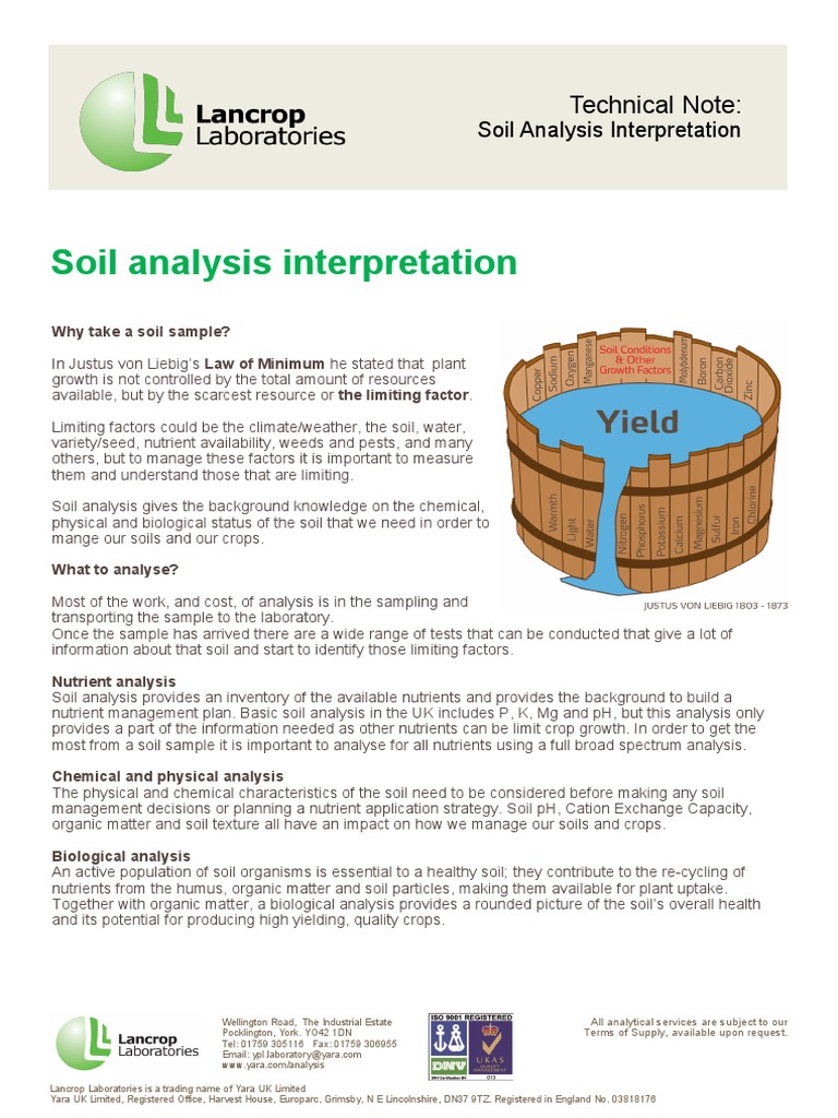 Lancrop - Interpreting Soil Analysis | PDF | Soil | Manganese