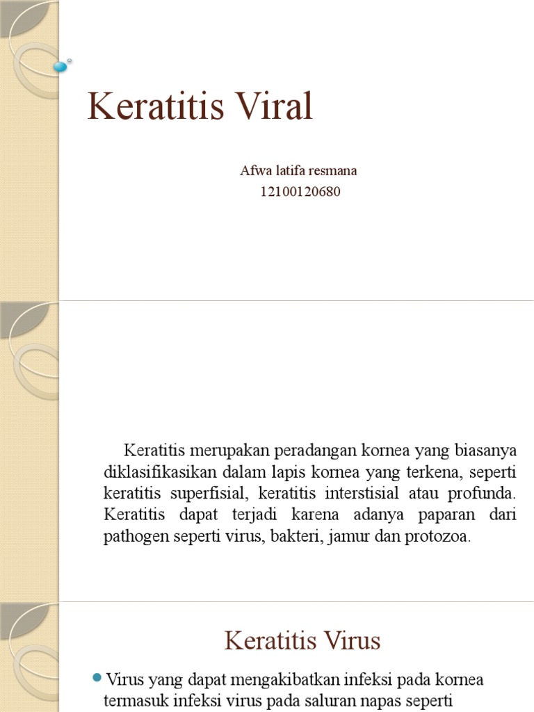 Keratitis Virus | PDF