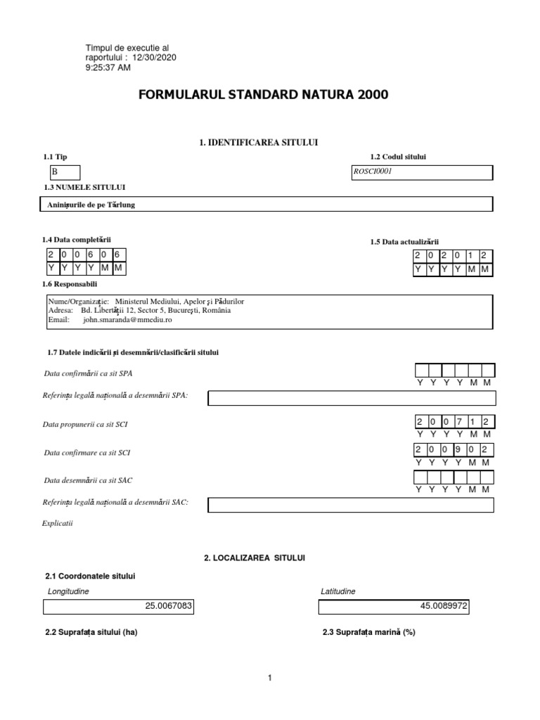 Formulare Standard SCI | PDF