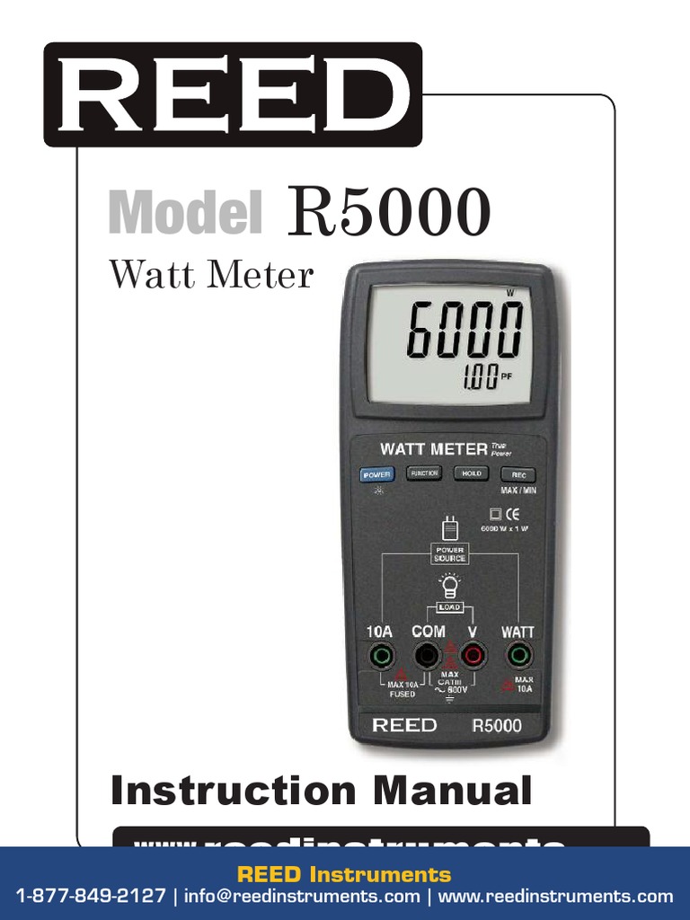 r5000 Manual | PDF | Alternating Current | Hertz