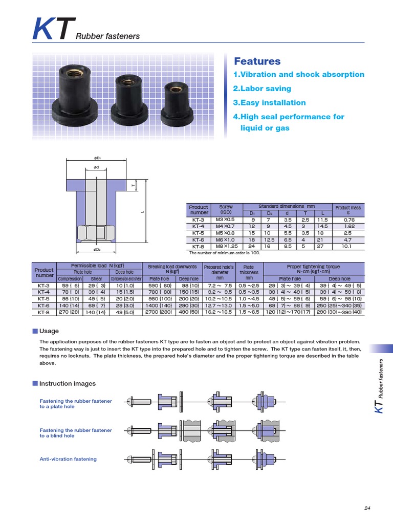 Kurashiki Kako KT-8 | PDF | Screw | Equipment