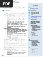 Sap MM Resume | PDF | Databases | Business