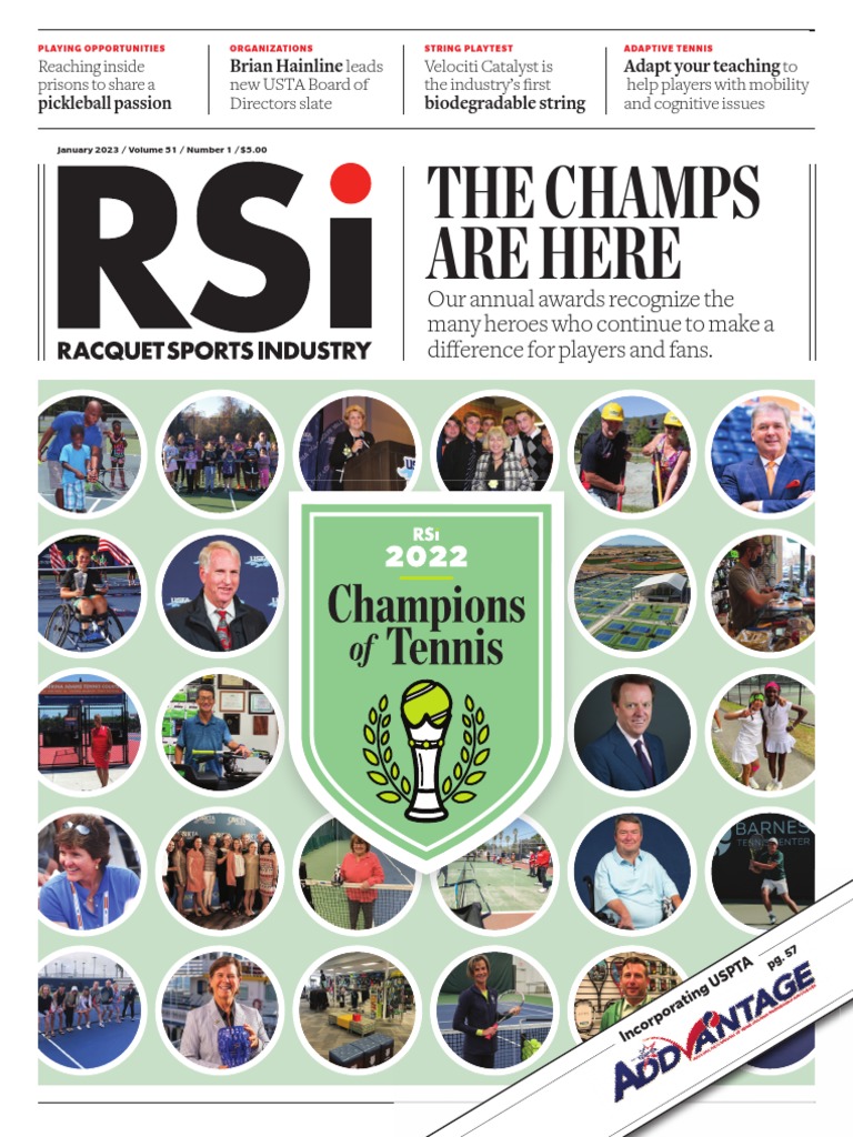 Jan '23 Racquet Sports Industry Magazine | PDF | Sports