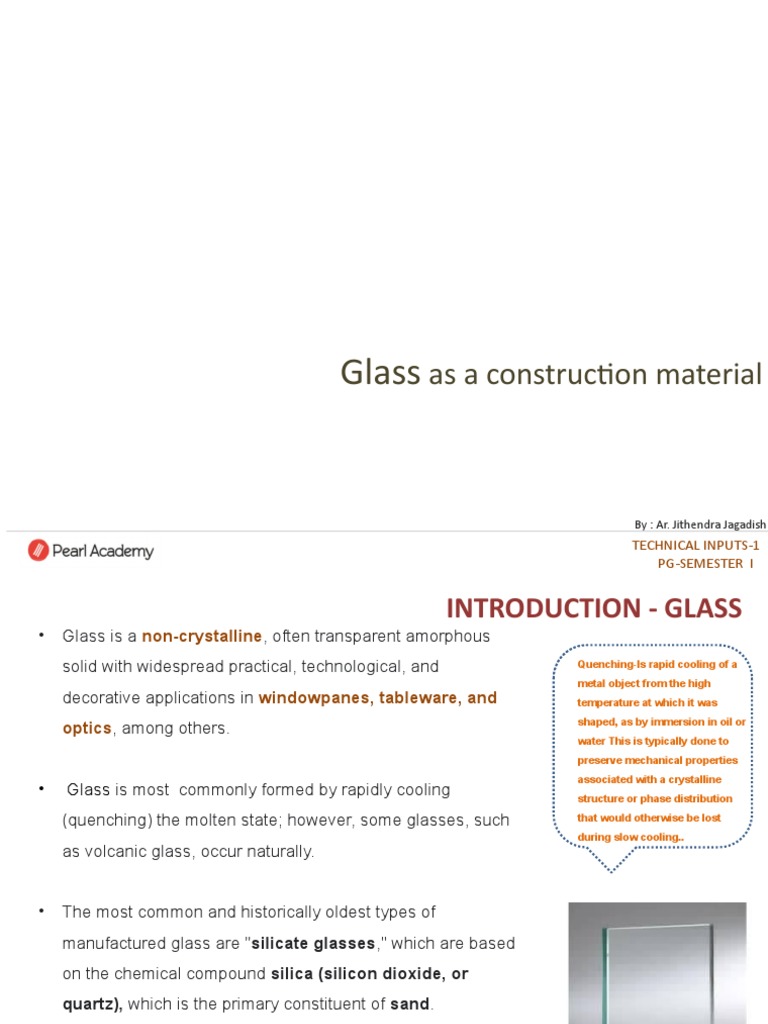 Glass | PDF | Glasses | Silicon Dioxide