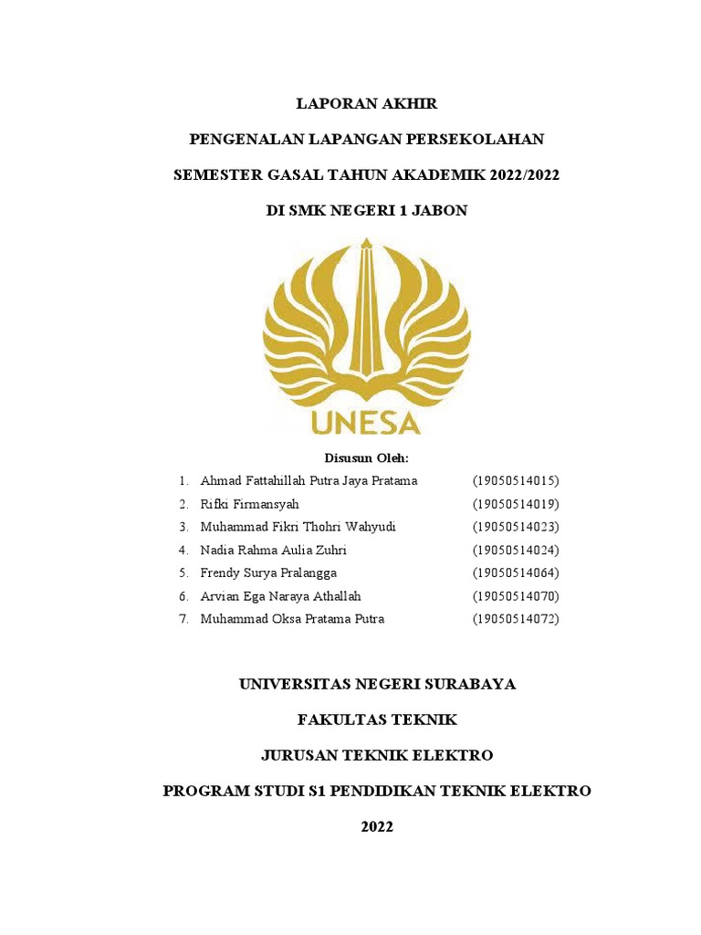 Progres Laporan PLP | PDF