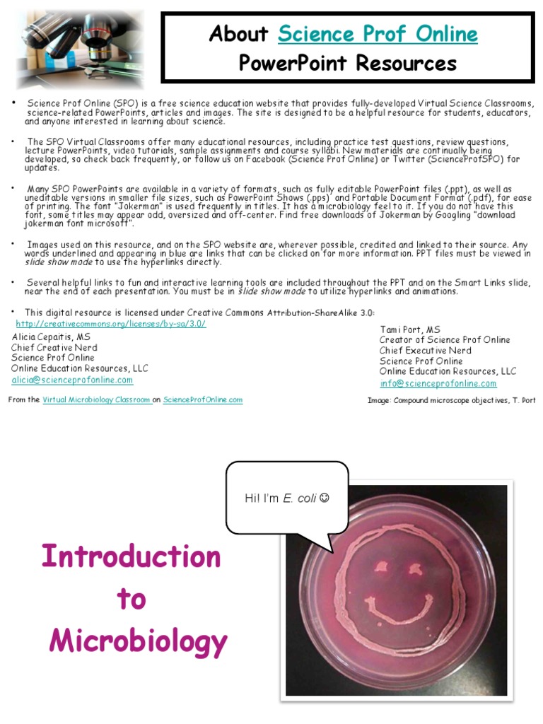 Introduction To Microbiology Lecture Powerpoint Vmcct Pdf Hepatitis