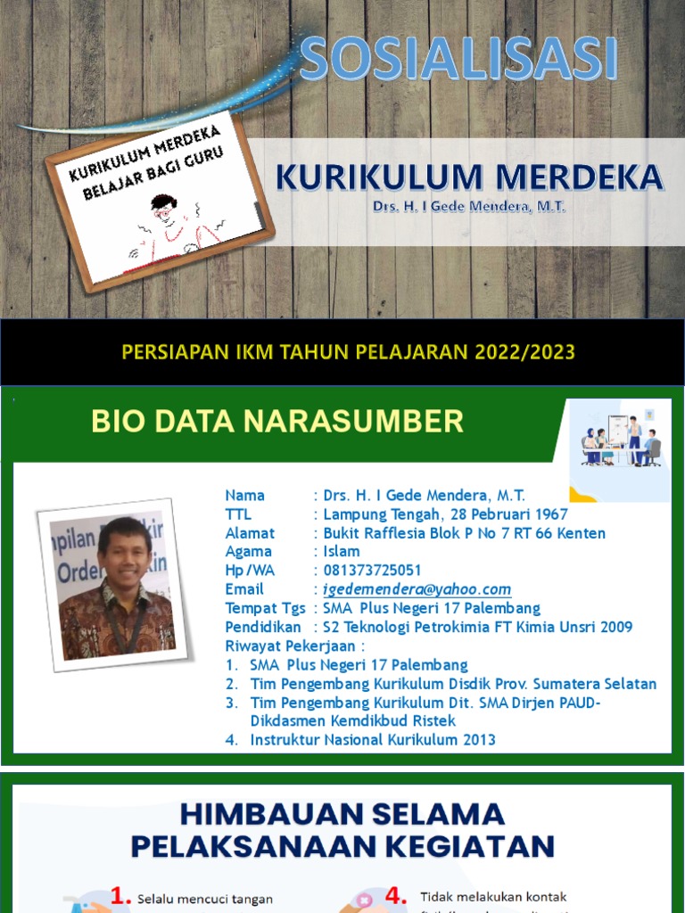 Struktur Kurikulum Merdeka PAUD SD SMP SMA | PDF