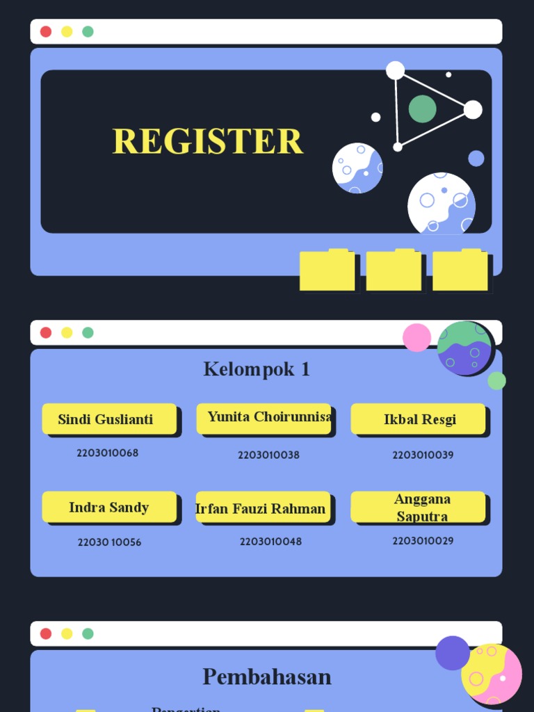 REGISTER: Jenis, Fungsi, dan Rangkaian Logika Register | PDF