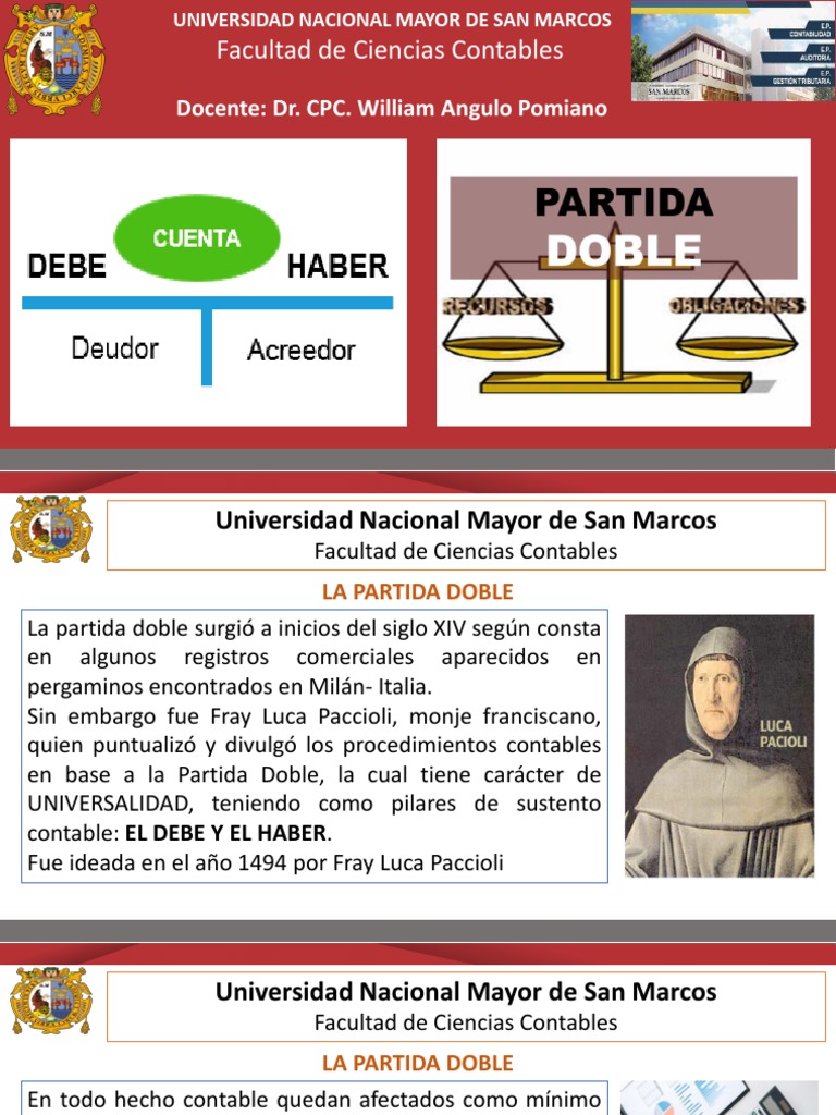 Fundamentos de la Partida Doble Contable | PDF | Contabilidad ...