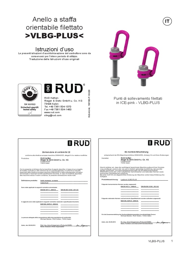 RUD VLBGPlus | PDF