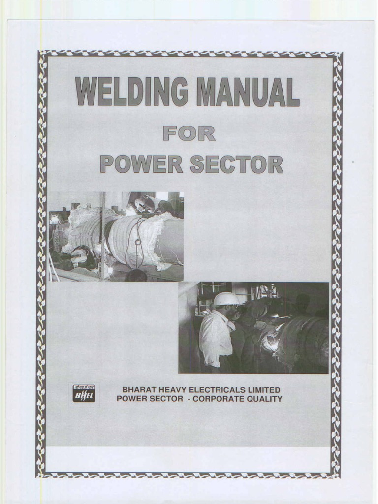 Welding Manual For Power Sector Bhel | PDF