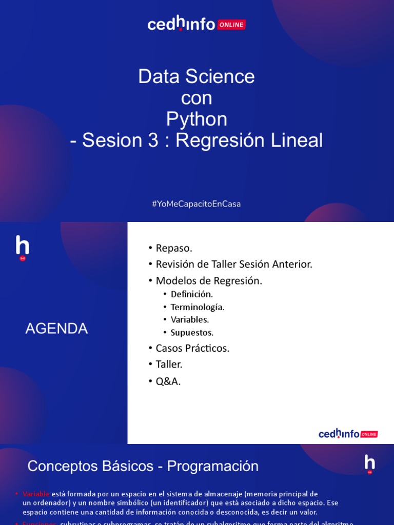 Análisis de Regresión Lineal con Python | PDF | Lenguaje de programación | Programación de ...