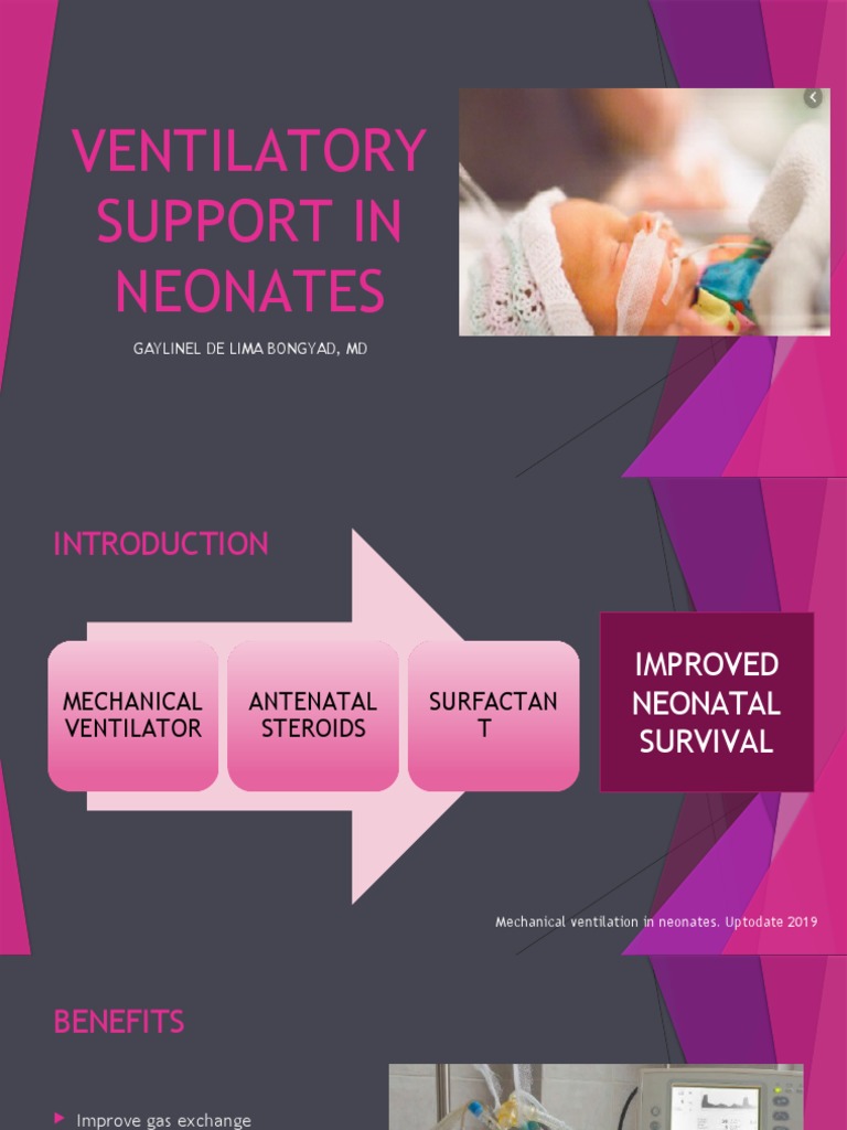 Ventilatory Support in Neonates | PDF | Breathing | Respiratory Diseases