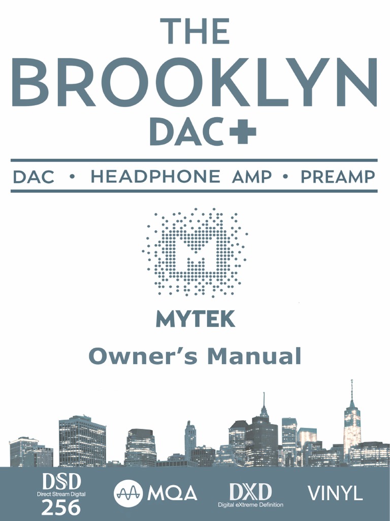 Brooklyn DAC+ Manual | PDF | Installation (Computer Programs) | Electricity