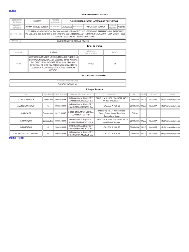 Pulsoxímetros Jumper Jpd-500a | PDF Pulsoxímetros Jumper Jpd-500a | PDF