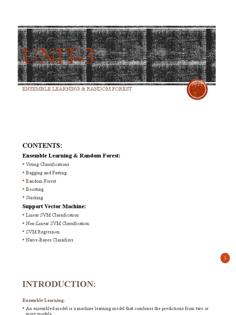 Ml Unit 3 Pdf Statistical Classification Machine Learning