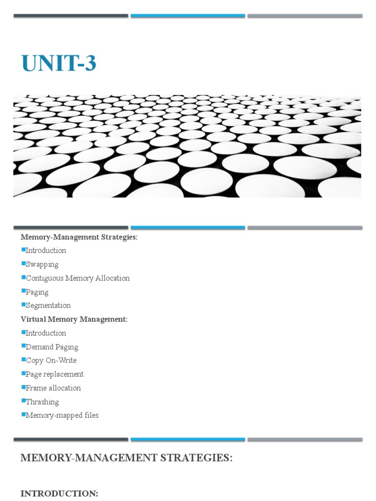 Os Unit-3 | PDF | Computer Data Storage | Process (Computing)