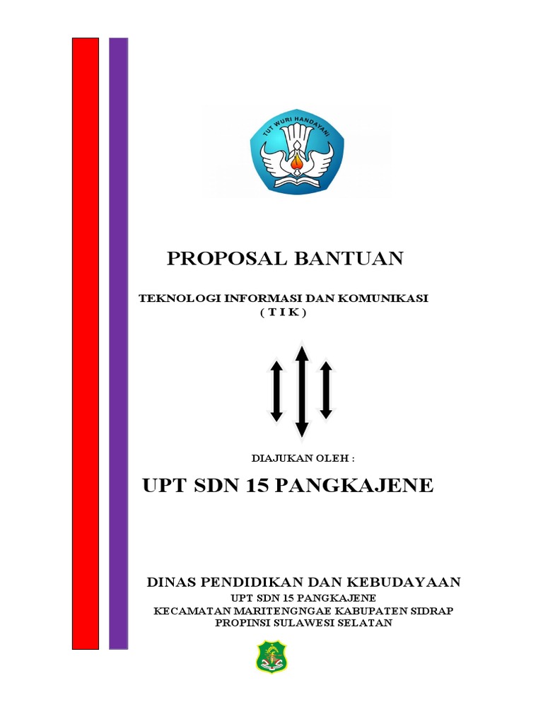 Proposal Bantuan TIK UPT SDN 15 Pangkajene | PDF