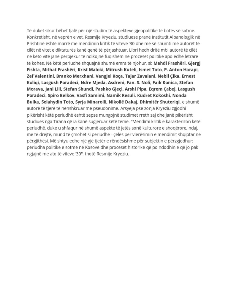 Pjesa 1 Projekt Histori | PDF