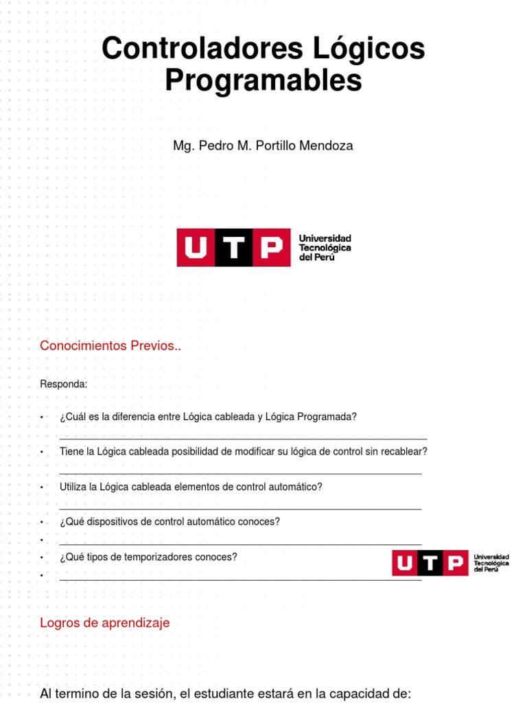 Controladores Logicos Programables Pdf Controlador Lógico Programable Hardware De La