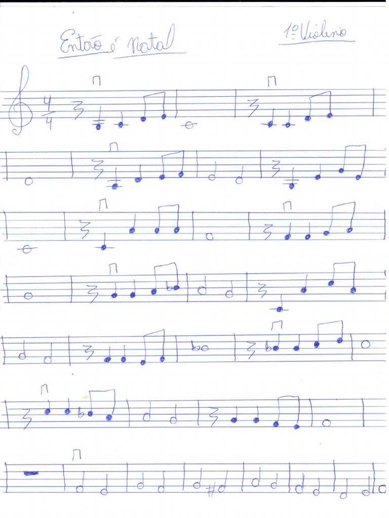 Então É Natal Partitura | PDF