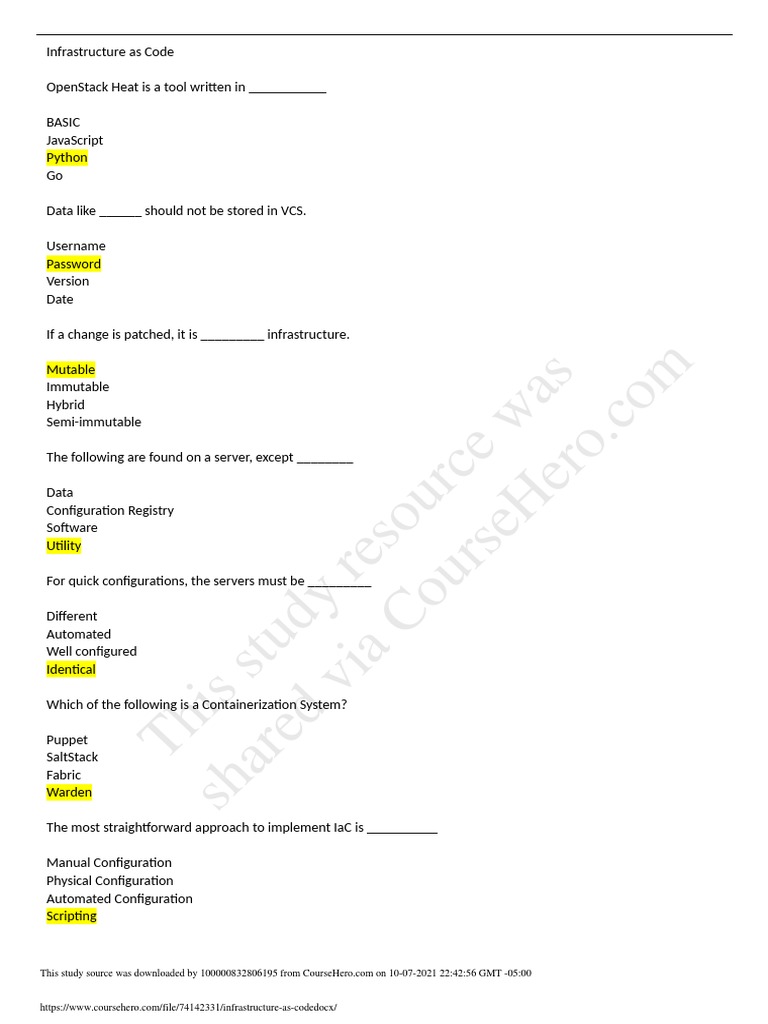 Infrastructure As Code | PDF | Computer Engineering | Utility Software