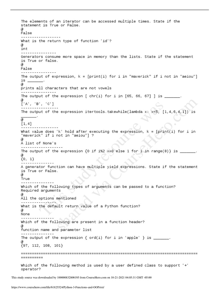 Python 3 Functions and OOPs | PDF | Information Technology Management | Information Age