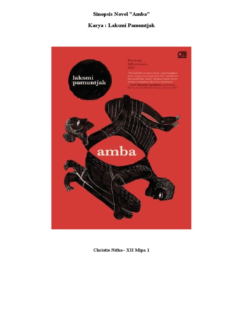 Sinopsis Novel Amba Karya Laksmi Pamuntjak | PDF